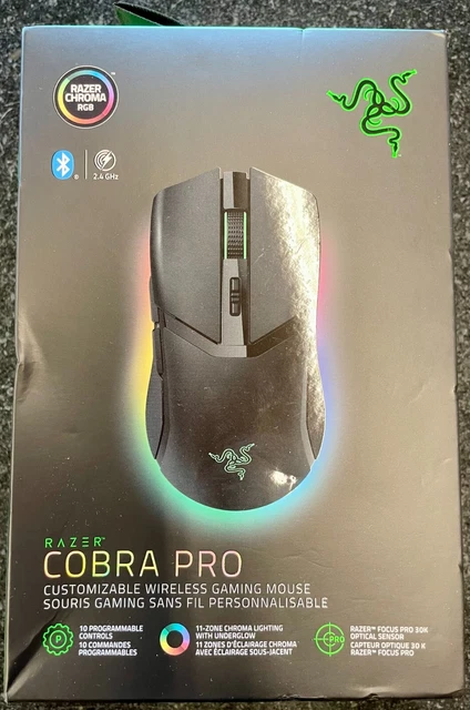 RAZER COBRA PRO Customizable Wireless Gaming Mouse RZ01 NEW $77.99 ...