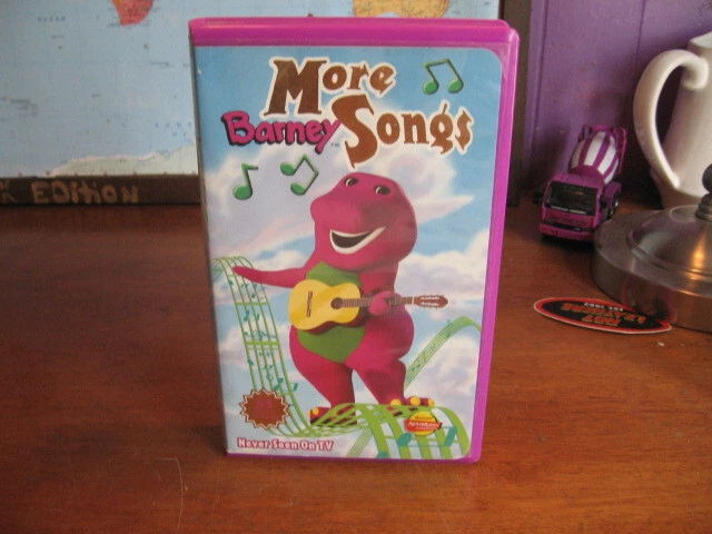 MORE BARNEY SONGS Vhs Video Tape 2041 Lyrick Studios Clamshell ...
