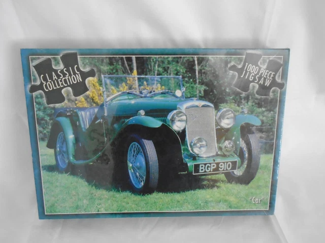 1000 PIECE JIGSAW Woolworths Classic Collection 1935 Hillman Areo Minx ...