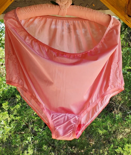Sheer Nylon 10 3xl Mushroom Gusset Bubblgum Pink Lace Nouveau Sissy