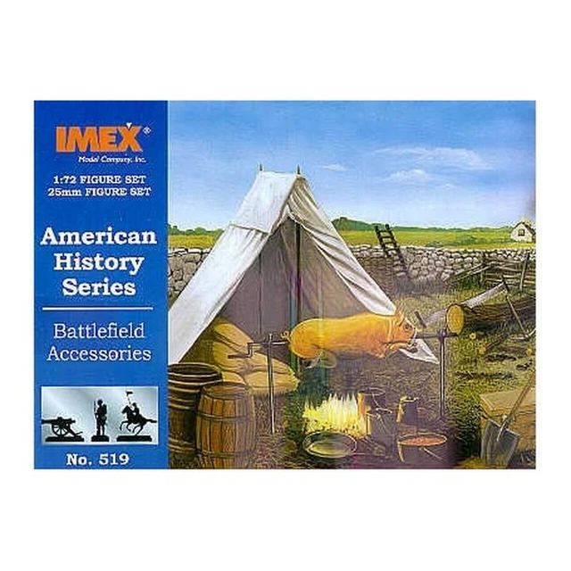 IMEX MODELS 1/72 Battlefield Accessories Set logs ladders shovels ...