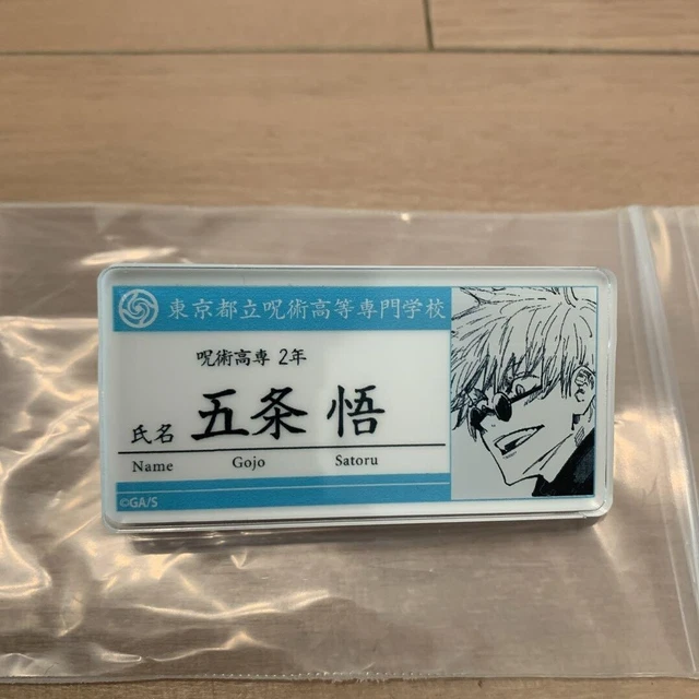 JUJUTSU KAISEN NAME Tag Acrylic Badge Collection Gojo £61.19 - PicClick UK