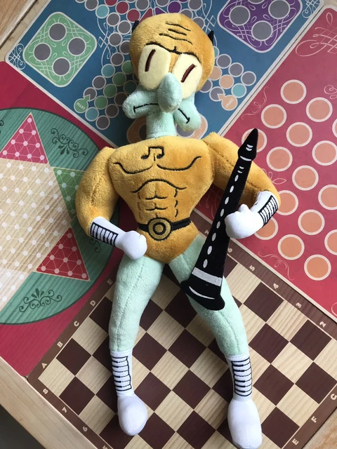 SPONGEBOB MOVIE SOUR Note Squidward 13inch Plush Sponge Out Of Water ...