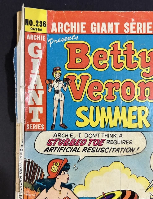 BETTY & VERONICA: Summer Fun #236 Archie Comics Giant Series Magazine ...