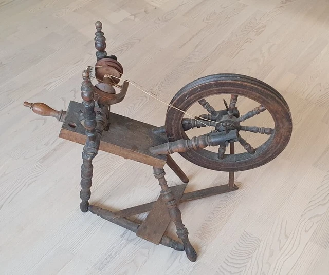 ALTES SPINNRAD ANTIK Deko Vintage EUR 40,00 - PicClick DE