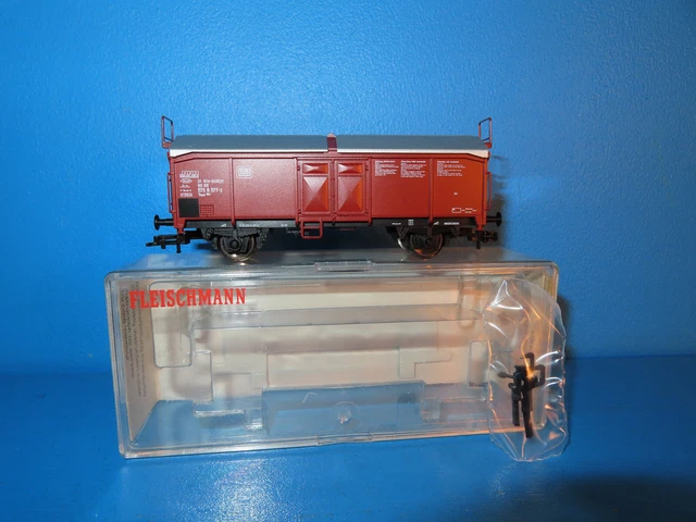 FLEISCHMANN H0 HUBSCHIEBEDACH Wagen Tms 851 der DB No 5333 K TOP in OVP ...