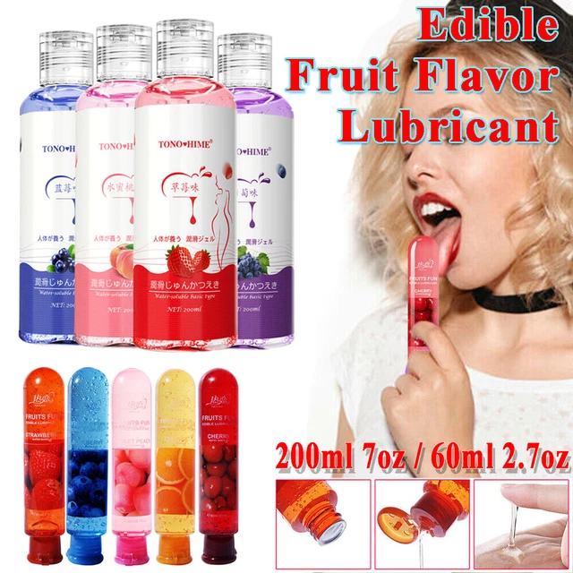 WET FLAVORED EDIBLE Water-Based Sex Lube, Sugar-Free Lubrication -Choose Flavors $6.99