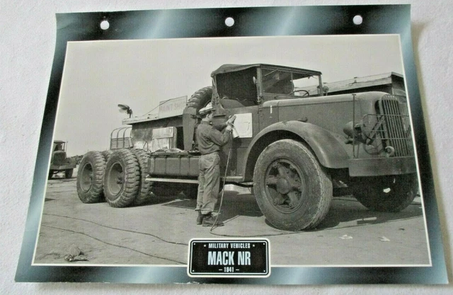 TRUCKS MAXI CARD Military Vehicles ~ 1941 Mack NR £1.17 - PicClick UK