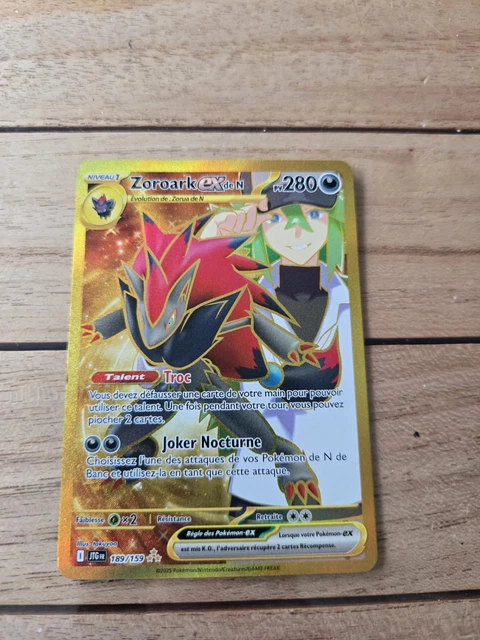 CARTE POKÉMON - Zoroark EX de N 189/159 - Aventures Ensemble EV09 FR NEUVE EUR 45,00 - PicClick FR