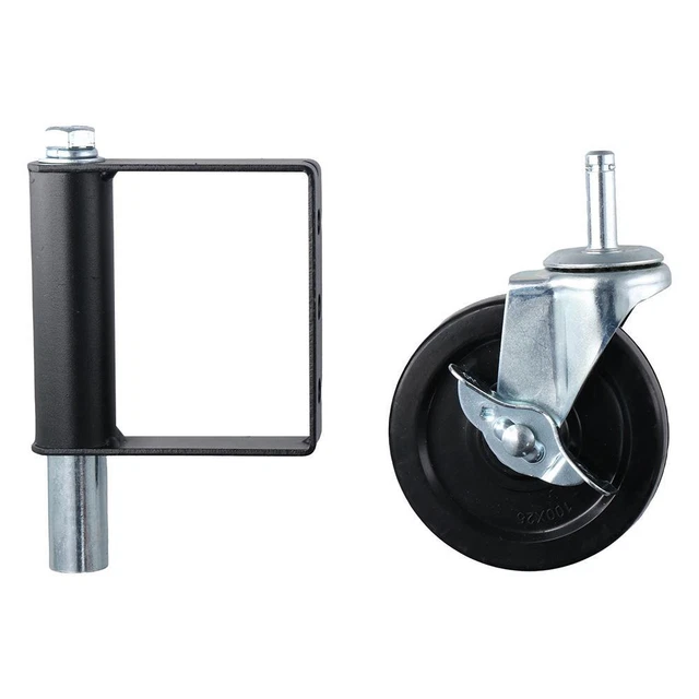 RUBBER GATE WHEEL 4 Inch Gate Support Wheel Universal Rollers Wooden ...