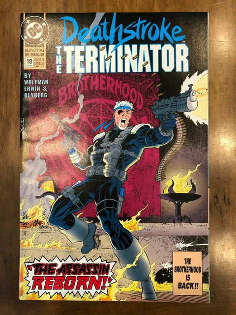 DC COMICS DEATHSTROKE the Terminator Issues #18-21 (1993) excellents ...