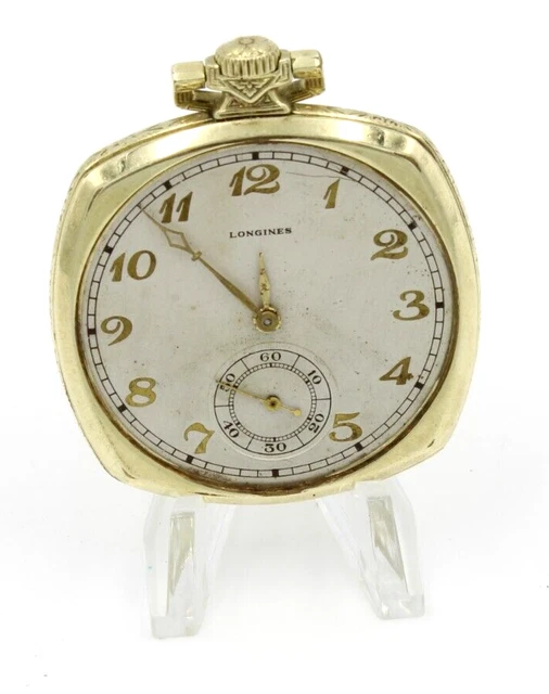ANTIQUE LONGINES 14K Gold-Filled 17 Jewel Pocket Watch 1920's 16s #WB266-3 EUR 113,44 - PicClick FR