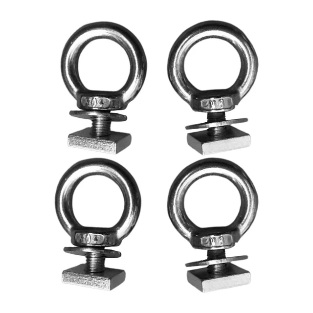 4PCS ROOF PLATFORM Luggage Rack Expansion Screw Heavy Duty Eye Bolt Tie ...