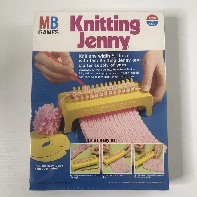 VINTAGE 1977 KNITTING Jenny - Milton Bradley NEW Sealed $39.95 - PicClick AU