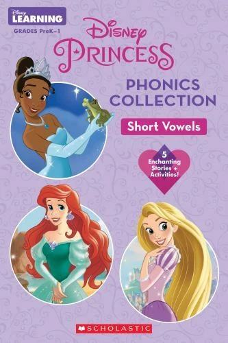 DISNEY PRINCESS PHONICS Collection: Short Vowels [Disney Learning: Bind ...