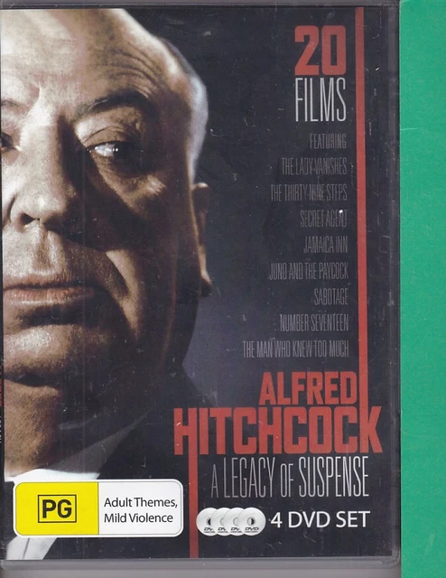 ALFRED HITCHCOCK - A Legacy of Suspense 20 Films (DVD, 2012, 4 Discs ...