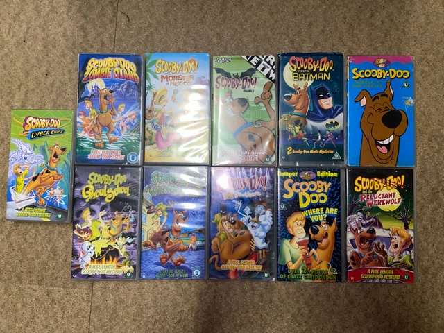11 X SCOOBY-DOO'S VHS video tapes original batman bumper edition full ...