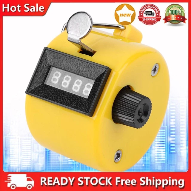 4-DIGIT NUMBER COUNT Clicker Counter Number Counter Pitch Counter Golf ...