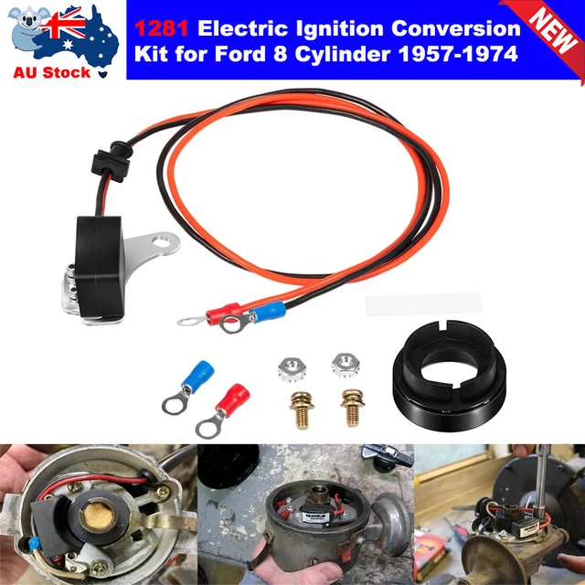 FOR FORD V8 Pertronix 1281 Ignition Points-to-Electronic Conversion Kit ...