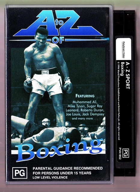 A TO Z Boxing VHS VIDEO TAPE Mahammed Ali, Mike Tyson VINTAGE RARE $0. ...