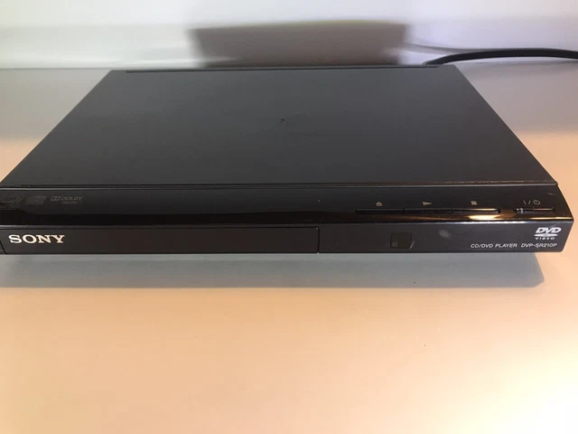 SONY CD AND DVD Player in Black Model DVP-SR210P *Tested* No remote $25 ...