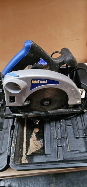 NUTOOL CIRCULAR SAW complete with Case with power cord £10.00 - PicClick UK