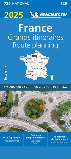 FRANCE ROUTE PLANNING 2025 - Michelin National Map 726 by Michelin ...