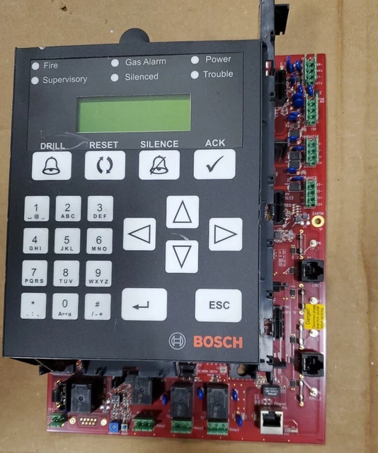 BOSCH FPA-1000-V2 FIRE Alarm Panel Control Board and keypad Pre-Owned £ ...