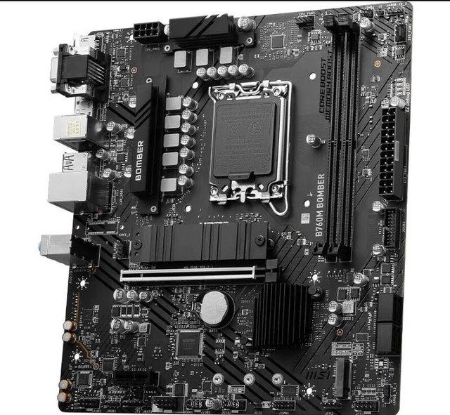 FOR MSI B760M BOMBER Motherboard Gaming LGA 1700 Intel B760 Micro ATX £193.36 - PicClick UK