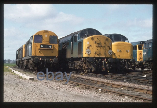 ORIGINAL 35MM SLIDE - Class 20's 20160 & 20185, 40068 & 31216 at March ...