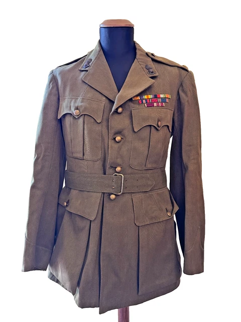 WW2 BRITISH ARMY Royal Artillery Officer's Uniform Tunic & Trousers EUR ...