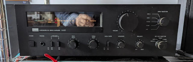 SANSUI A-60 VINTAGE Integrated DC Servo Amplifier With Phono Input £83. ...