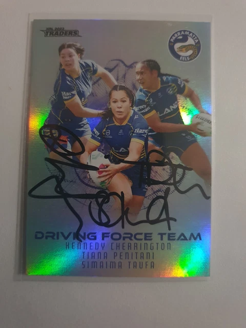 2023 NRL TRADERS Signed Driving Team Force Parramatta Eels $39.99 ...