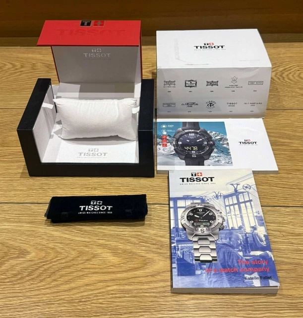 GENUINE ORIGINAL TISSOT Watch Presentation Box Case with Booklets ...