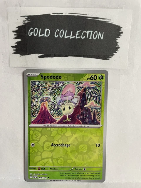 CARTE POKEMON SPODODO 008/191 Reverse EV08 Étincelles Déferlantes Neuve ...