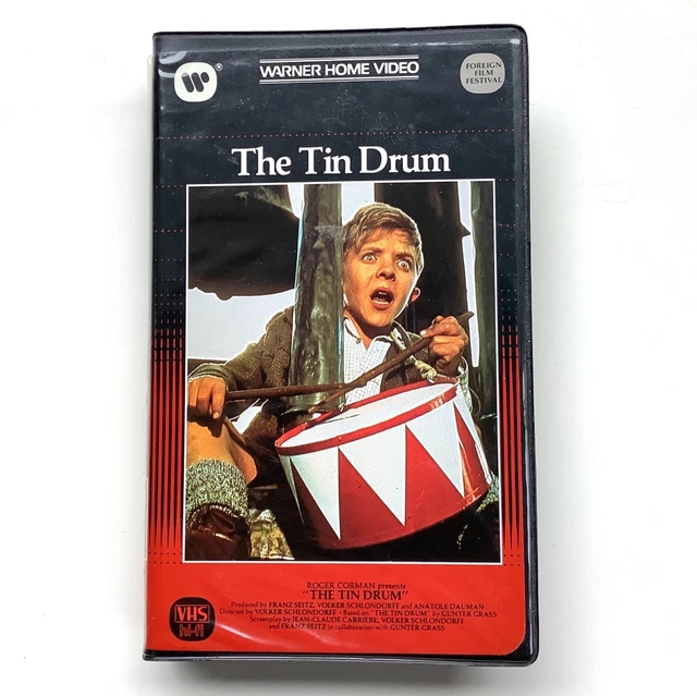 THE TIN DRUM VHS Rare Warner Clamshell Release Corman Cult War Movie ...