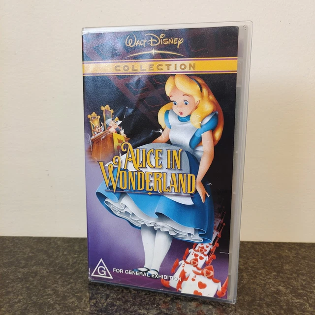 WALT DISNEY COLLECTION Alice In Wonderland VHS Video Tape Australian ...