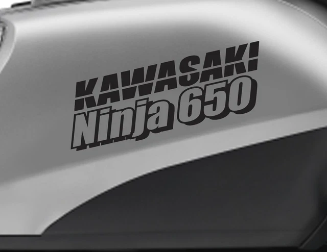 Kawasaki Ninja 650 Motorbike Bike Logo Decals Custom Colour Vinyl