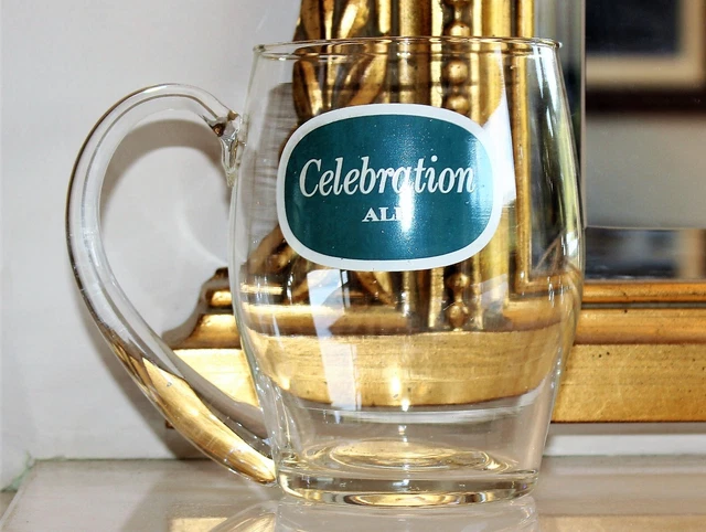 RARE VINTAGE BEAMISH Irish Brewery Pint Glass Jug Tankard Label Pub Bar ...