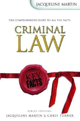 CRIMINAL LAW (KEY Facts) By Jacqueline Martin EUR 47,42 - PicClick FR