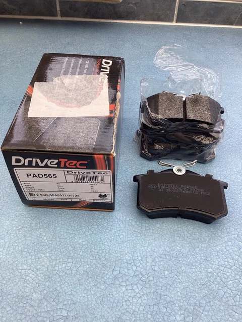 DRIVETEC REAR BRAKE PADS - AUDI a3 SEAT IBIZA, SKODA FABIA, VW GOLF ...