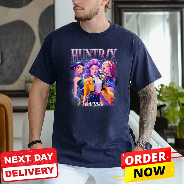 HUNTRIX HEARTTHROB OFFICIALLY Licensed T-Shirt, KPop Demon Hunters T ...
