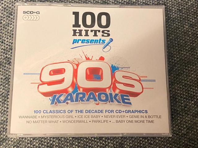 VARIOUS ARTISTS : 100 Hits: 90s Karaoke CD Box Set 5 discs (2010) £34. ...