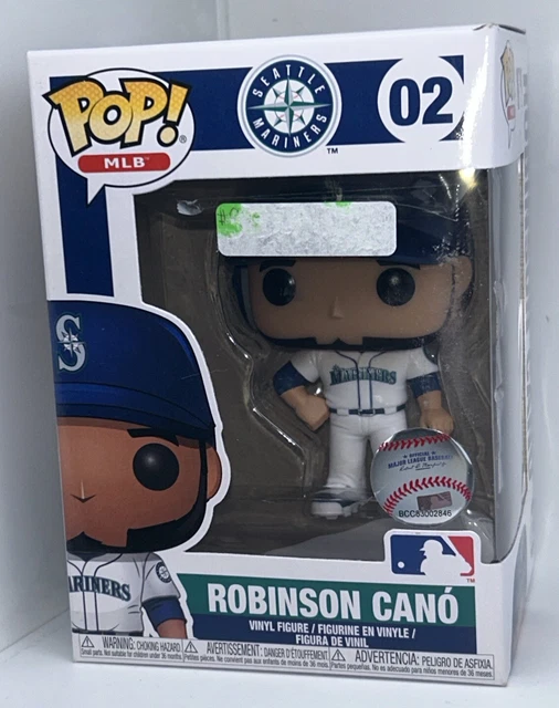 FUNKO POP ROBINSON Cano #02 MLB Mariners (vecchia etichetta sul davanti ...