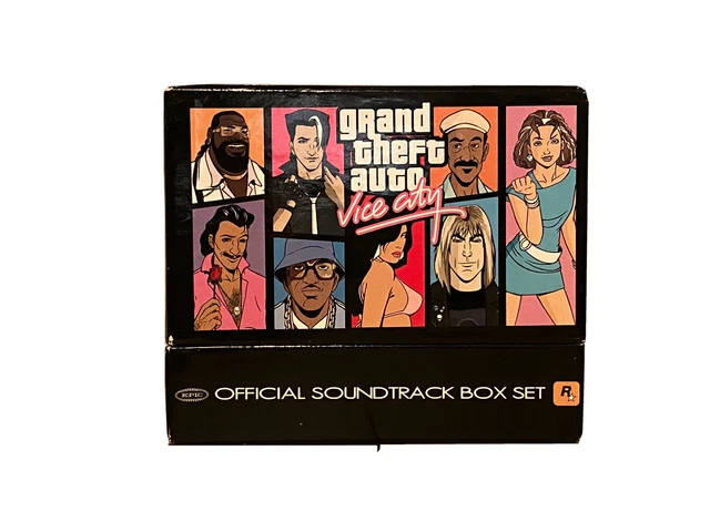 GRAND THEFT AUTO GTA Vice City Official Soundtrack - 7 CD Box Set ...