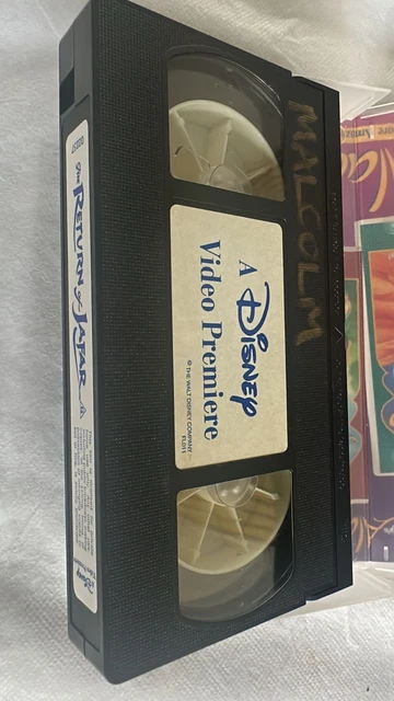 THE RETURN OF Jafar VHS 1994 Disney Aladdin Sequel Animated Adventure ...
