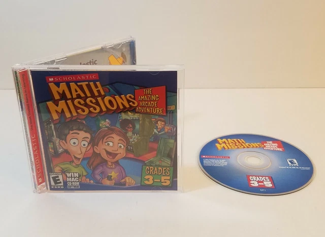 MATH MISSIONS: THE Amazing Arcade Adventure (Windows/Mac, 2003) kids ...