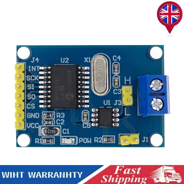 MCP2515 CAN BUS Module SPI MCP2515 CAN Bus Driver Module Board for Arduino DIY £4.67 - PicClick UK