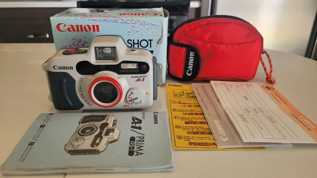 CANON SURE SHOT A1 Panorama Date 35mm Waterproof Film Camera W/ 32mm 1: ...