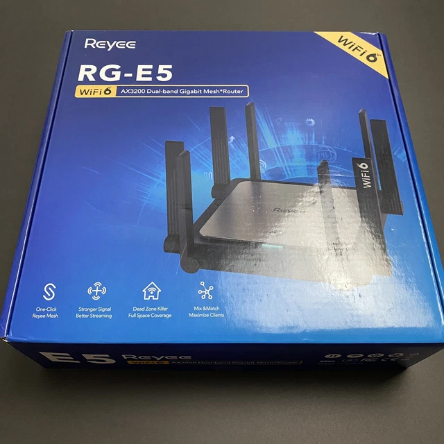 REYEE RG-E5 WIFI 6 AX3200 Dual-Band Gigabit Mesh Router $49.95 - PicClick